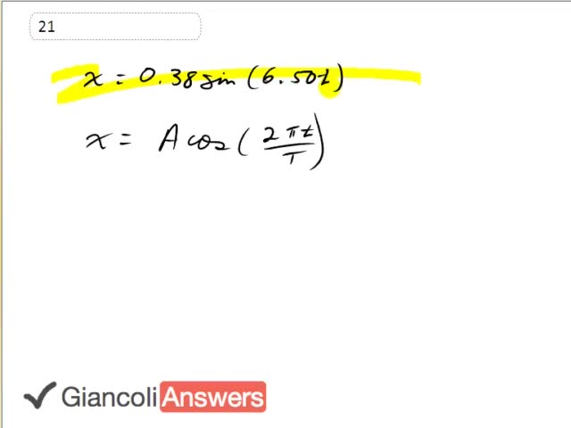 Giancoli 6th Edition Chapter 11 Problem 21 Giancoli Answers 4252