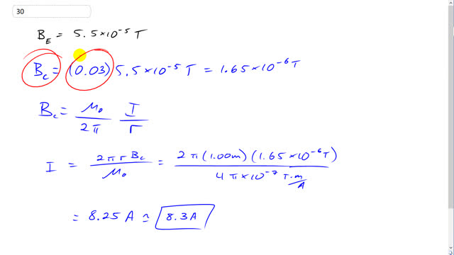 Giancoli 7th Edition, Chapter 20, Problem 30 | Giancoli Answers